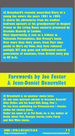 Television Personalities : Diary - Pol Dodu - JC Brouchard
