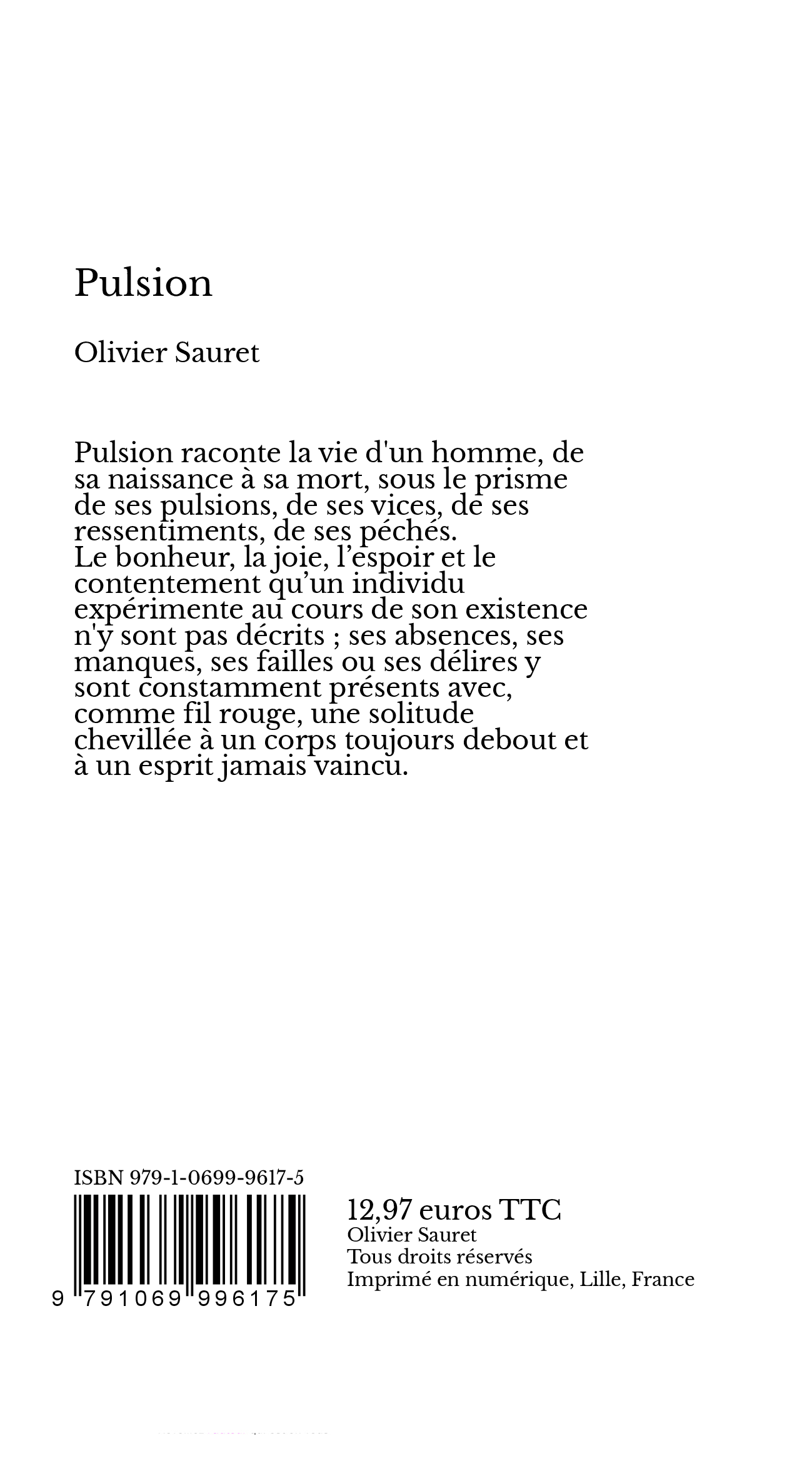 Pulsion - Olivier Sauret