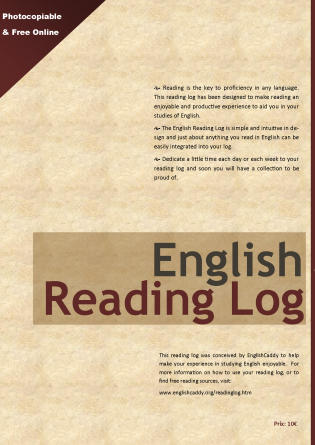 English Reading Log - Gregg Robert Salters