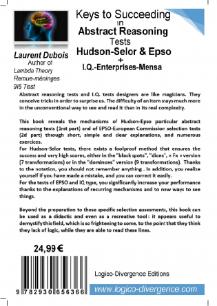 Abstract Reasoning : Hudson-Selor-Epso - Laurent Dubois