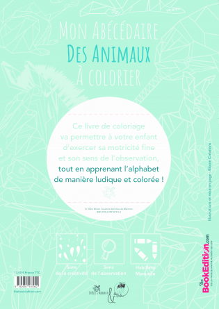 Mon abécédaire des animaux à colorier - Bloom Créations