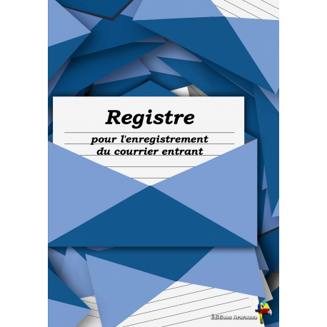 Registre du courrier entrant - Éditions Ararauna