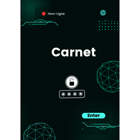 Carnet à mot de passe - Nicolas DENIS
