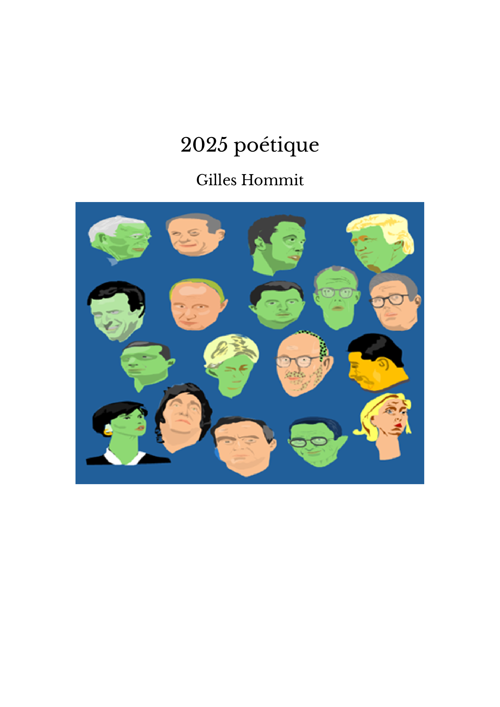 2025 poétique - Gilles Hommit