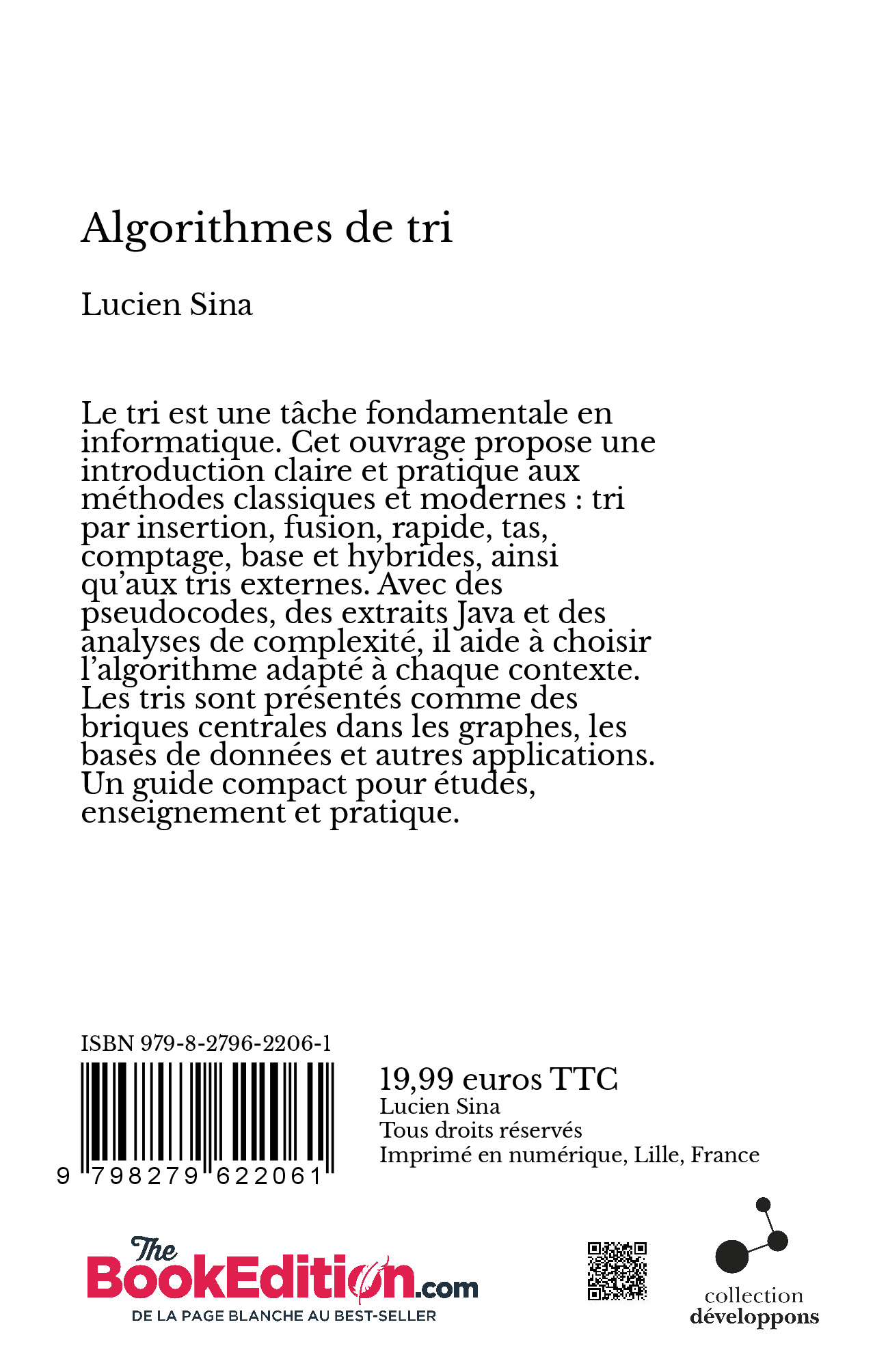 Algorithmes de tri - Lucien Sina